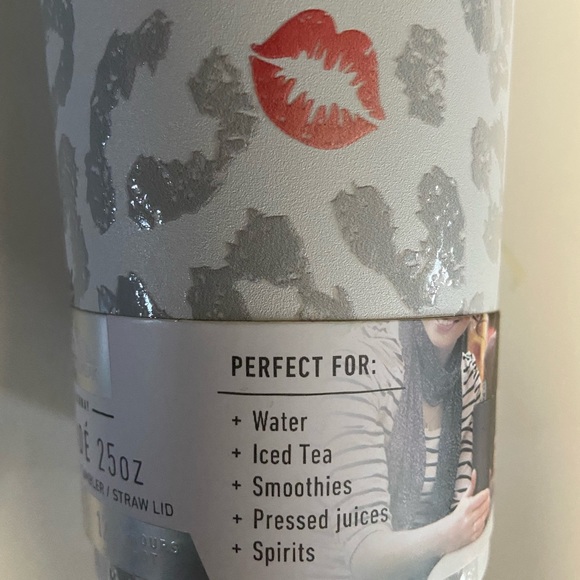 HYDRAPEAK | Dining | Hydrapeak Grande 25oz Leopard Lip Print Stainless ...
